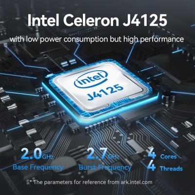 China Intel Celeron J4125 Soft Router With DDR4 Up To 8G Four Gigabit Ethernet PFsense for sale