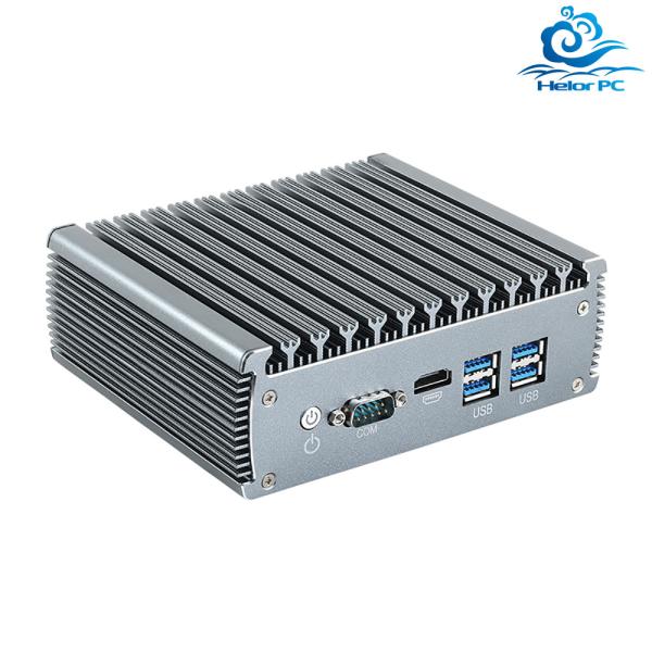 Quality Intel Celeron 3865U 2 Cores 2 Threads Firewall Mini PC Router With 6 Ethernet for sale