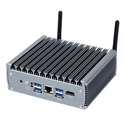 China Intel Celeron 3865U 2 Cores 2 Threads Firewall Mini PC Router With 6 Ethernet DDR4 for sale