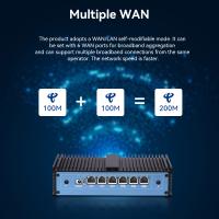 China 6 Intel i211 Ethernet Firewall Mini PC With Intel Pentium And Core Series Processors for sale