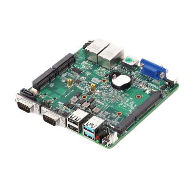 China Intel Series Processors Mini Motherboard With Dual RJ45 LAN And DDR3L Up To 8G for sale