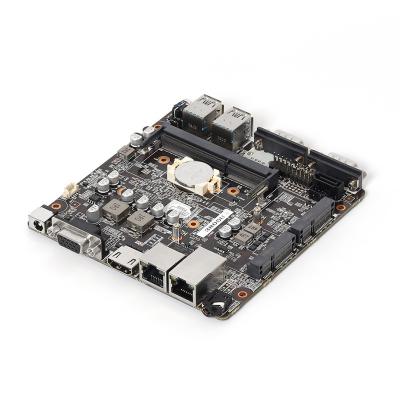 China Intel Series Processors Mini Motherboard With Dual RJ45 LAN And DDR3L Up To 8G for sale