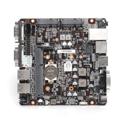China Intel Series Processors Mini Motherboard With Dual RJ45 LAN And DDR3L Up To 8G for sale