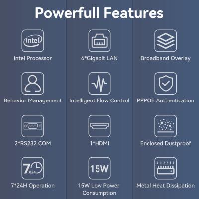 China Intel Core I5 7200U Processor Soft Router With 6 Ethernet And DDR3L Up To 8GB for sale