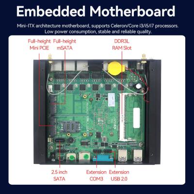 China Six LAN Dual COM Soft Router With Intel Core And Celeron Series Processors for sale