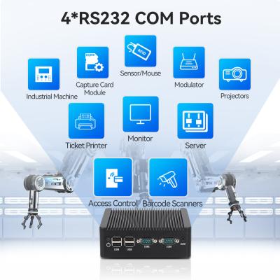 China Intel Pentium J2900 Industrial PC With Dual LAN 4 COM Support Dual Screen Display for sale