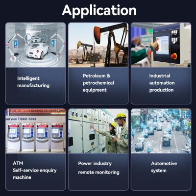 중국 인텔 코어 i5 5200U 팬리스 PC 듀얼 LAN 6 COM 및 DDR4 RAM 최대 32G 판매용