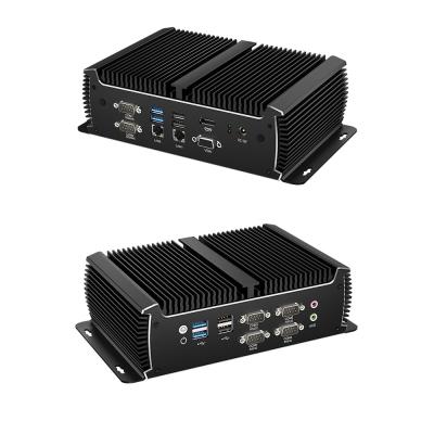 China 4 Cores 8 Threads Mini Fanless PC Intel Core I7 1195G7 With Dual LAN 6COM DDR4 for sale