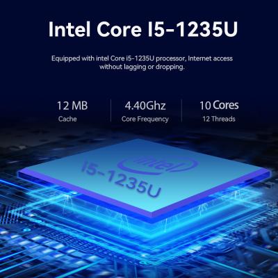 China 6 Ethernet Firewall Mini PC With Intel Core i5 1235U Processor And DDR4 RAM for sale