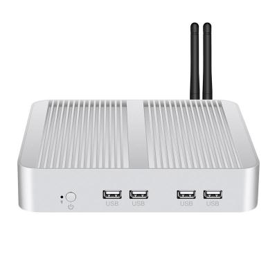 China Dual COM Dual LAN DDR3L RAM Industrial Fanless PC With Intel Core i5 4200U Processor for sale