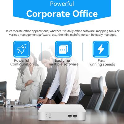 China Single LAN Mini PC met Intel N5095A processor en DDR4 RAM tot 16G voor thuis Te koop