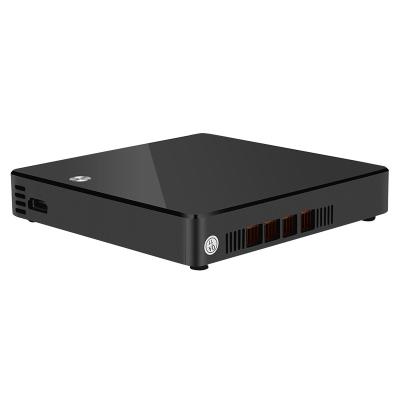China Intel Pentium 2117U Black Mini Computer With DDR3 RAM And Aluminum Chassis for sale