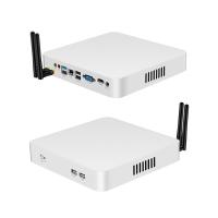 China Intel Mini PC With Core Series Processor DDR3 RAM And White Aluminium Chassis for sale