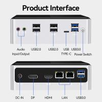 China Intel Core Mini Computer With M.2 NVMe 2280 SSD And Support 4K HD Display for sale
