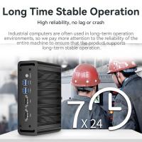 China Intel Core i3 i5 i7 Processors Fanless Industrial Mini PC With 2LAN 2COM RS485 for sale