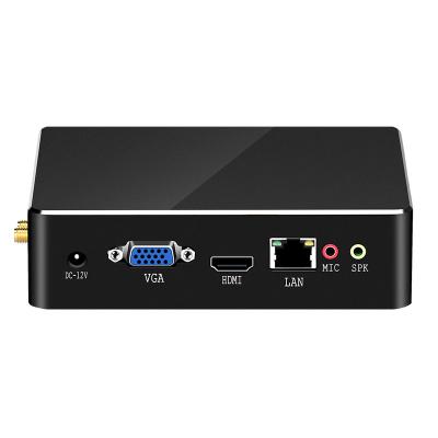 China Intel Core I5 7200U Black Mini Computer With DDR3L 16GB RAM Single LAN For Office for sale