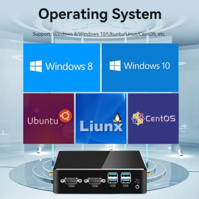 China Intel Core i5 8250U Industrial Fanless PC With mSATA SSD Dual Ethernet Dual COM for sale