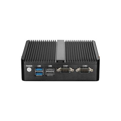 China Intel Celeron 2955U Fanless Industrial Mini PC DDR3 8GB RAM Dual Ethernet for sale