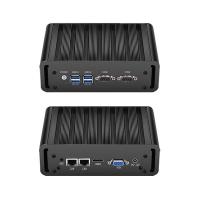 China 2LAN 2COM Fanless Industrial PC Intel Core i5 Processor Aluminum Chassis Computer for sale