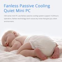 China DDR3 RAM Fanless Mini PC Intel Processors Mini Desktop Computer Aluminum Chassis for sale