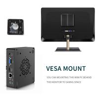 China DDR3 RAM Fanless Mini PC Intel Processors Mini Desktop Computer Aluminum Chassis for sale