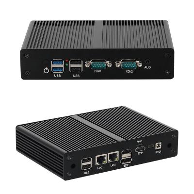 中国 インテル N100 16 GB 2 LAN 2 COMs ファンのないインダストリアルミニPC 販売のため