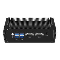 China Intel Core i5 7200U Mini PC With 2 LAN 2 COM  Fanless Industrial PC for sale