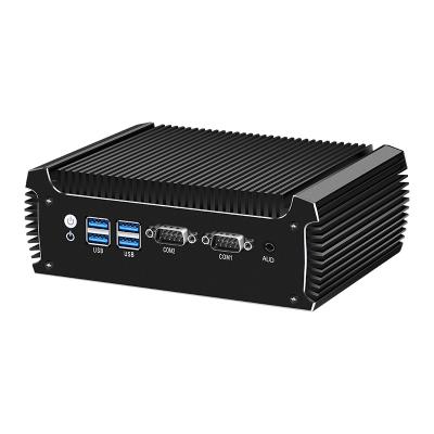중국 인텔 코어 i5 8250U 미니 PC, 16GB 및 2 COM, 2 LAN, 팬리스 산업용 PC 판매용