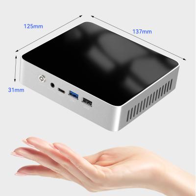 Cina Intel N100 Supporto 16GB con ventilatore e 4 USB 2 LAN 2 HDMI Mini PC in vendita