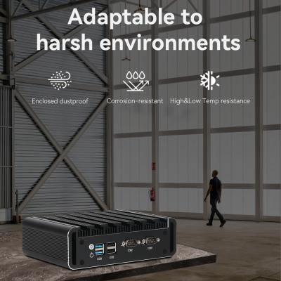 Cina Processore Intel N100 con doppia LAN, doppia COM e triplo display PC industriale in vendita