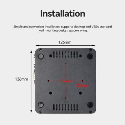 中国 インテル セレロン N150 デュアル イーサネット デュアル COM DDR4 16GB RAM インダストリアル PC 販売のため