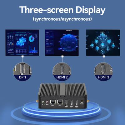 中国 インテル セレロン N150 デュアル イーサネット デュアル COM DDR4 16GB RAM インダストリアル PC 販売のため