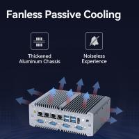 China Intel Core I7-10710U Processor With Four LAN and Six COMs  Industrial Mini PC for sale
