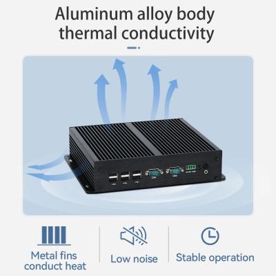 China Intel Core I7-6500U Processor With Four LAN and Dual COMs  Industrial Mini PC for sale