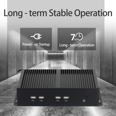 中国 Intel Core I3-6100U プロセッサ デュアル LAN 6 COM と 6 USB インダストリアル PC 販売のため