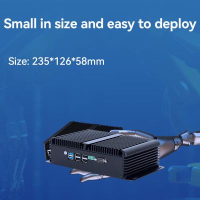 China Intel N100 Processor With Four LAN Dual COM and Six USB Industrial Mini PC for sale