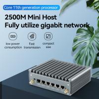 China Intel I5 1145G7 Processor With Six LAN One COM and 1 HD-MI Industrial Mini PC for sale