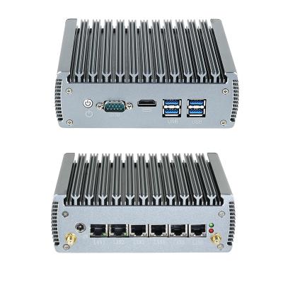 中国 Intel I5 1145G7 プロセッサ 6 つのLAN 1 つのCOM と 1 つのHDMI インダストリアル ミニ PC 販売のため