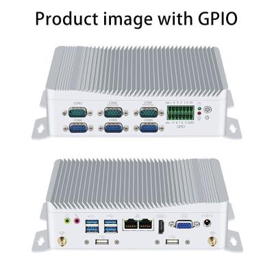 Cina Mini PC industriale con processore Intel N100, doppia LAN, sei porte COM e DDR5 fino a 16GB in vendita