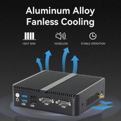 中国 インテル N100 プロセッサ デュアル LAN デュアル COM と トリプル ディスプレイ 産業用 PC 販売のため