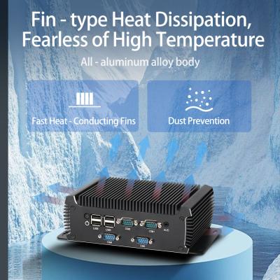 China Intel Core i3 4158U PC With Dual LAN Six COM and 1 HDMI Industrial Mini Computer for sale