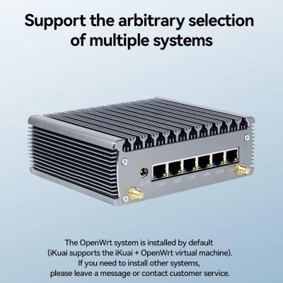 China Intel N150 Computer With Six LAN One HDMI and Four USB 3.0 Mini PC for sale