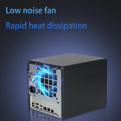 중국 NAS 서버 N100 3-네트워크 8-베이 인터페이스 네트워크 연결 스토리지 인클로저 판매용