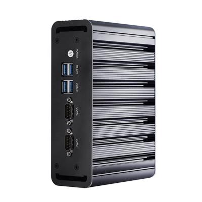 China Industrial Mini PC with Intel Core i5-5200U Processor DDR3L RAM and mSATA SSD Barebone System Computer for sale