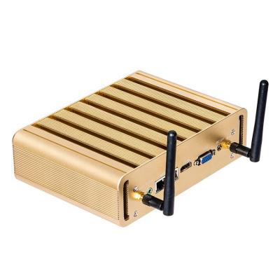 China Industrial Mini PC with Intel Core i5-5200U Processor DDR3L RAM and mSATA SSD Barebone System Computer for sale