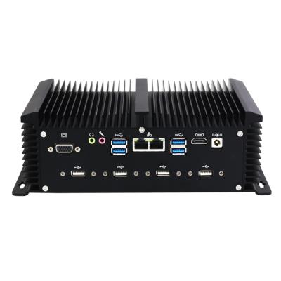 China Intel Core i5-4200U Industrial Mini PC with 6*RS232 RS422 RS485 8*USB and IP68 Rated Fanless Embedded Computer for sale