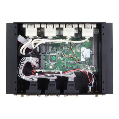 China Intel Core i5-4200U Industrial Mini PC with 6*RS232 RS422 RS485 8*USB and IP68 Rated Fanless Embedded Computer for sale