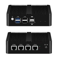 China Celeron N5105 Processor With Four LAN and 1HDMI 1DP Network Mini PC for sale