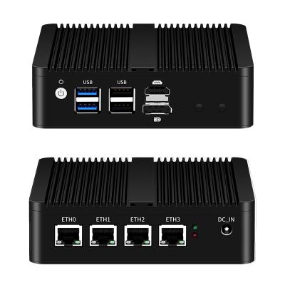 China Celeron N5105 Processor With Four LAN and 1HDMI 1DP Network Mini PC for sale