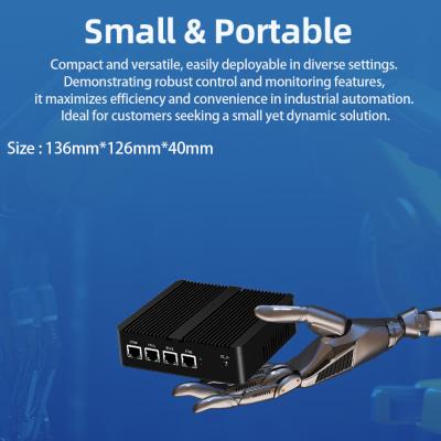 China Celeron N5105 Processor With Four LAN and 1HDMI 1DP Network Mini PC for sale